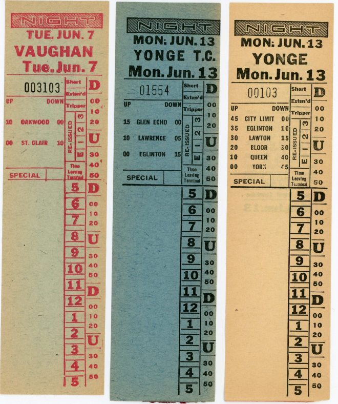TTC Transfers: 1954/55 – Steve Munro