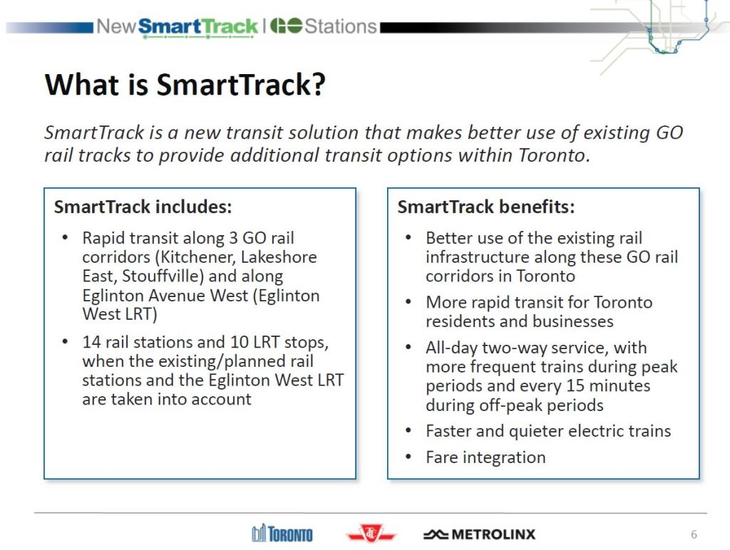 New SmartTrack/GO Station Designs – Steve Munro