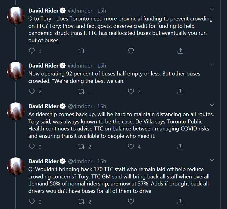 How Much Service Can The TTC Run? – Steve Munro