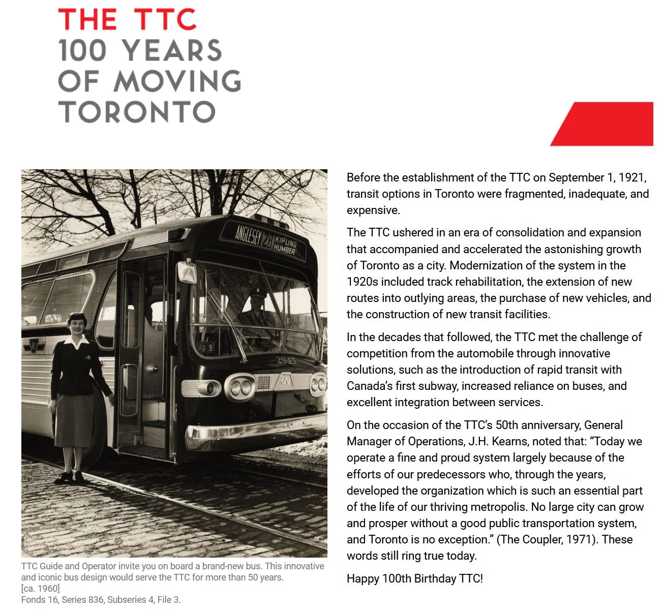 100 Years of Moving Toronto – Steve Munro