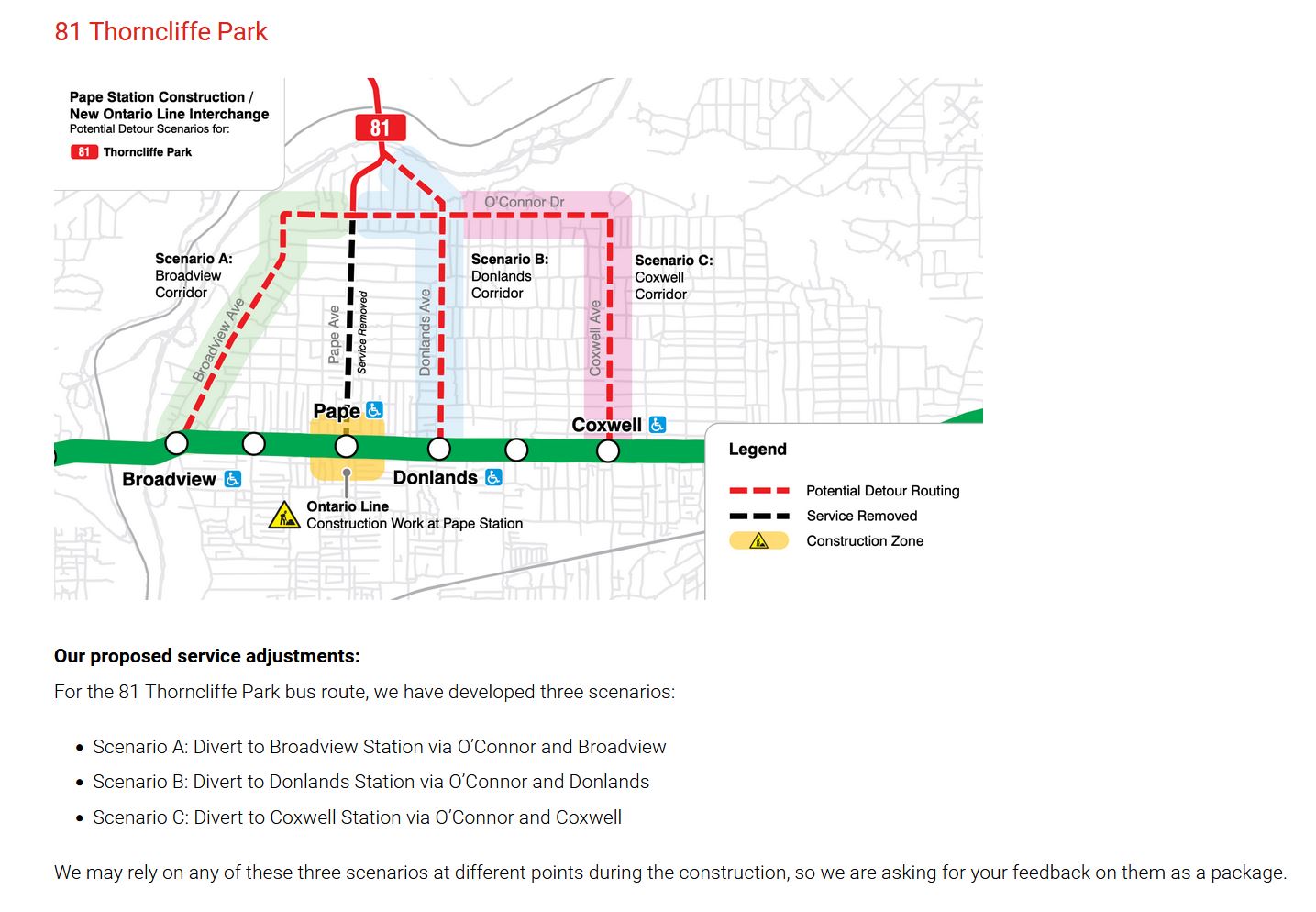 TTC 2024 Service Plan Consultation Round Two – Steve Munro