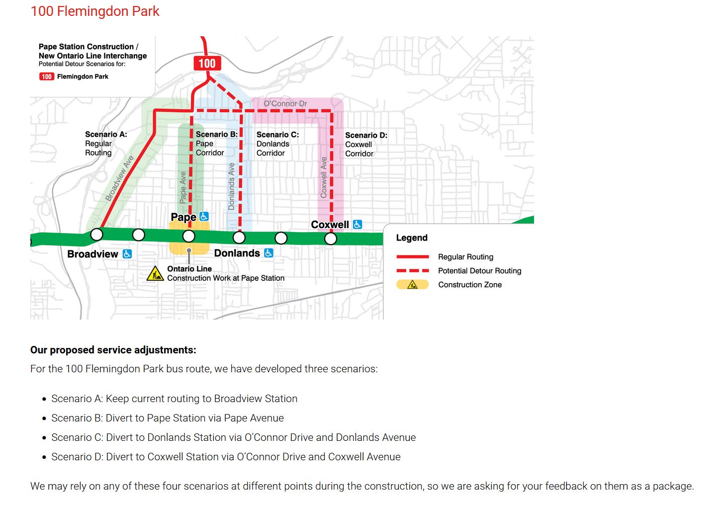TTC 2024 Service Plan Consultation Round Two – Steve Munro